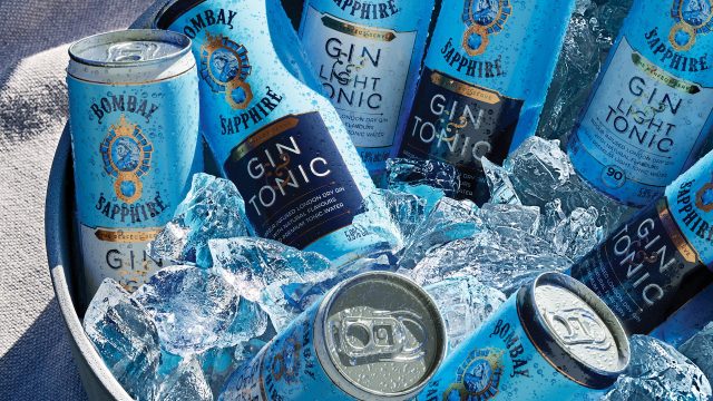 Bombay Sapphire & Light Tonic RTD | Low Calorie Gin & Tonic | Bombay ...